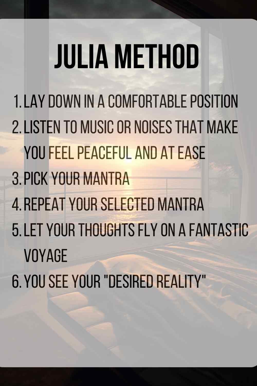 Julia Method Shifting: Unlock the Power of Your Mind! - Happy Life Logic